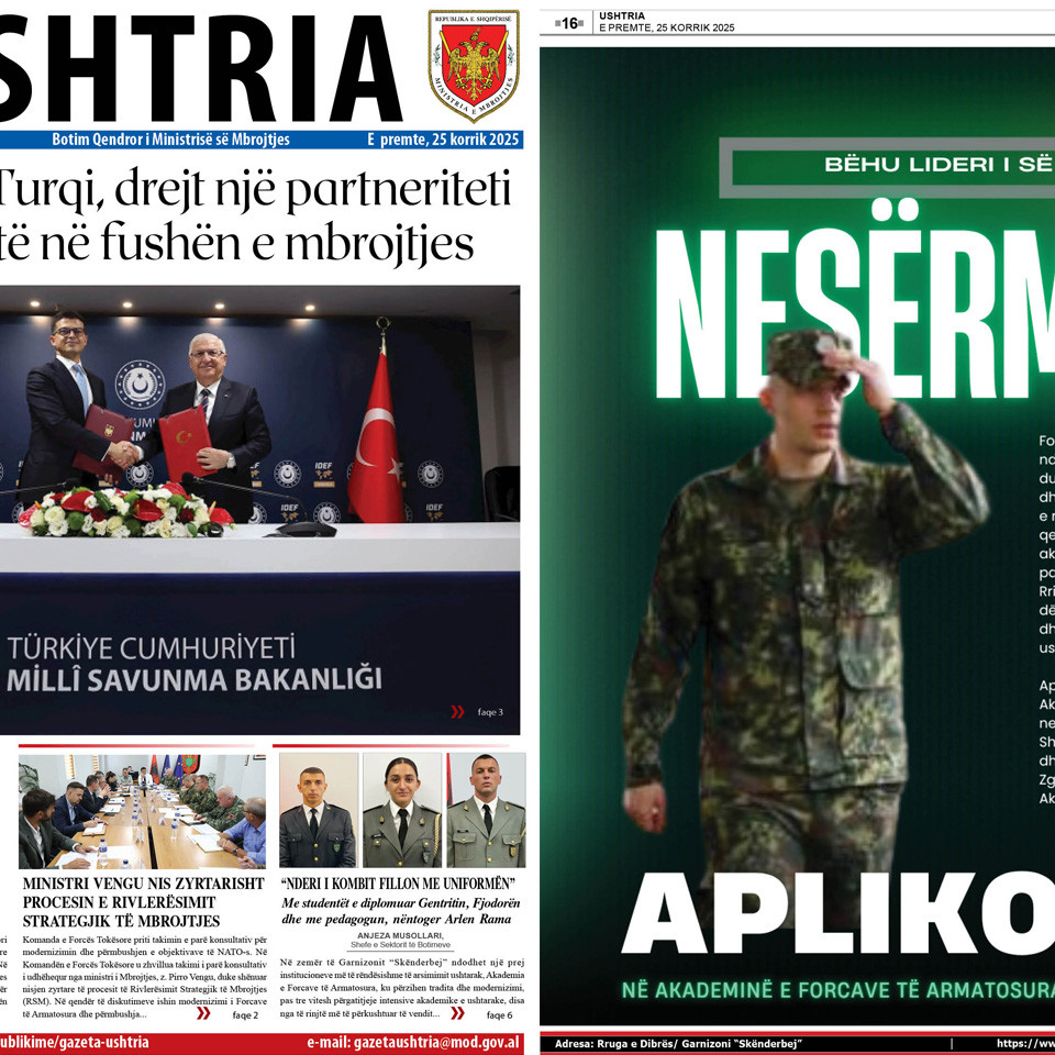 Gazeta Ushtria 25 korrik 2025