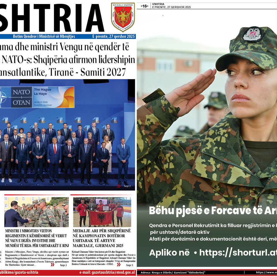 Gazeta Ushtria 27 qershor 2025